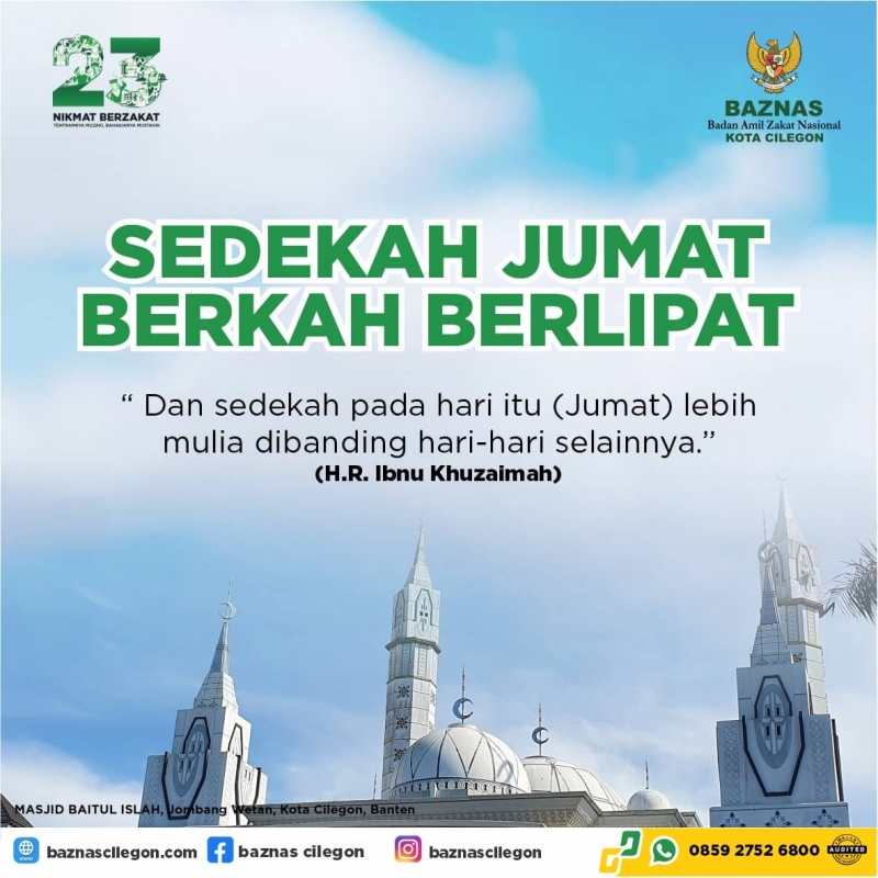 SEDEKAH JUM'AT SEDEKAH JUM'AT