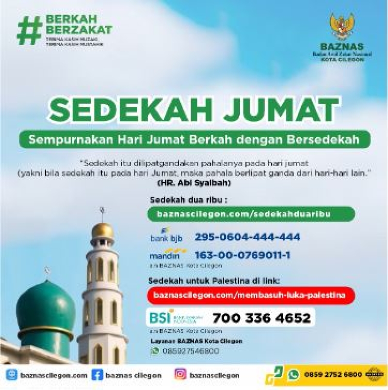 SEDEKAH JUM'AT RUTIN SEDEKAH JUM'AT RUTIN